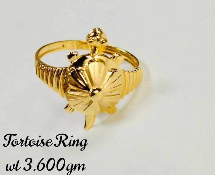 GOLD TORTOISE RING